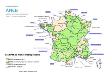 Les EPTB en France - Bassin Versant